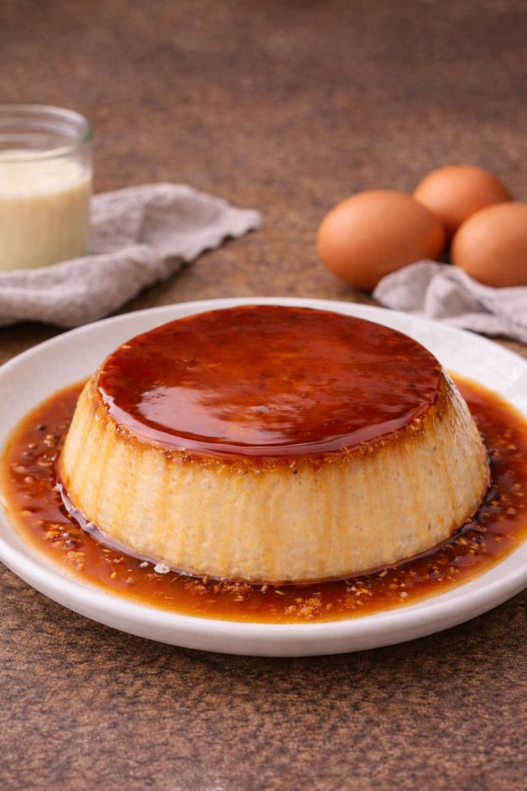 Brazilian Condensed Milk Flan (Pudim de Leite) Recipe