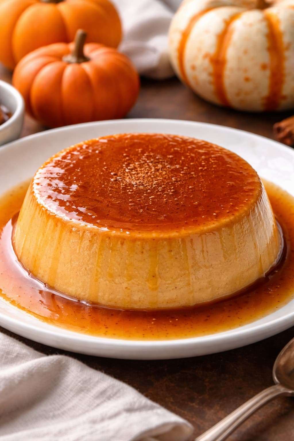Pumpkin Flan (Flan de Calabaza With Caramel Sauce) Gimme Yummy Recipes