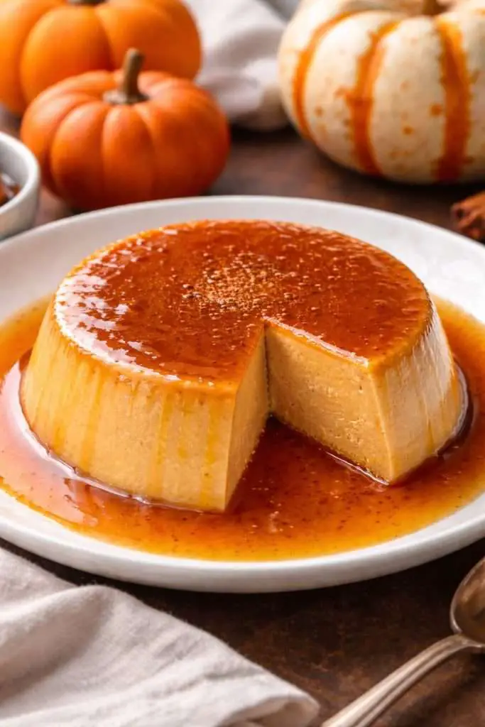 Pumpkin Flan (Flan de Calabaza With Caramel Sauce) Gimme Yummy Recipes